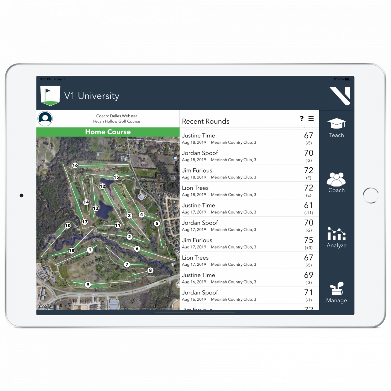 V1 Coach App | V1 Sports